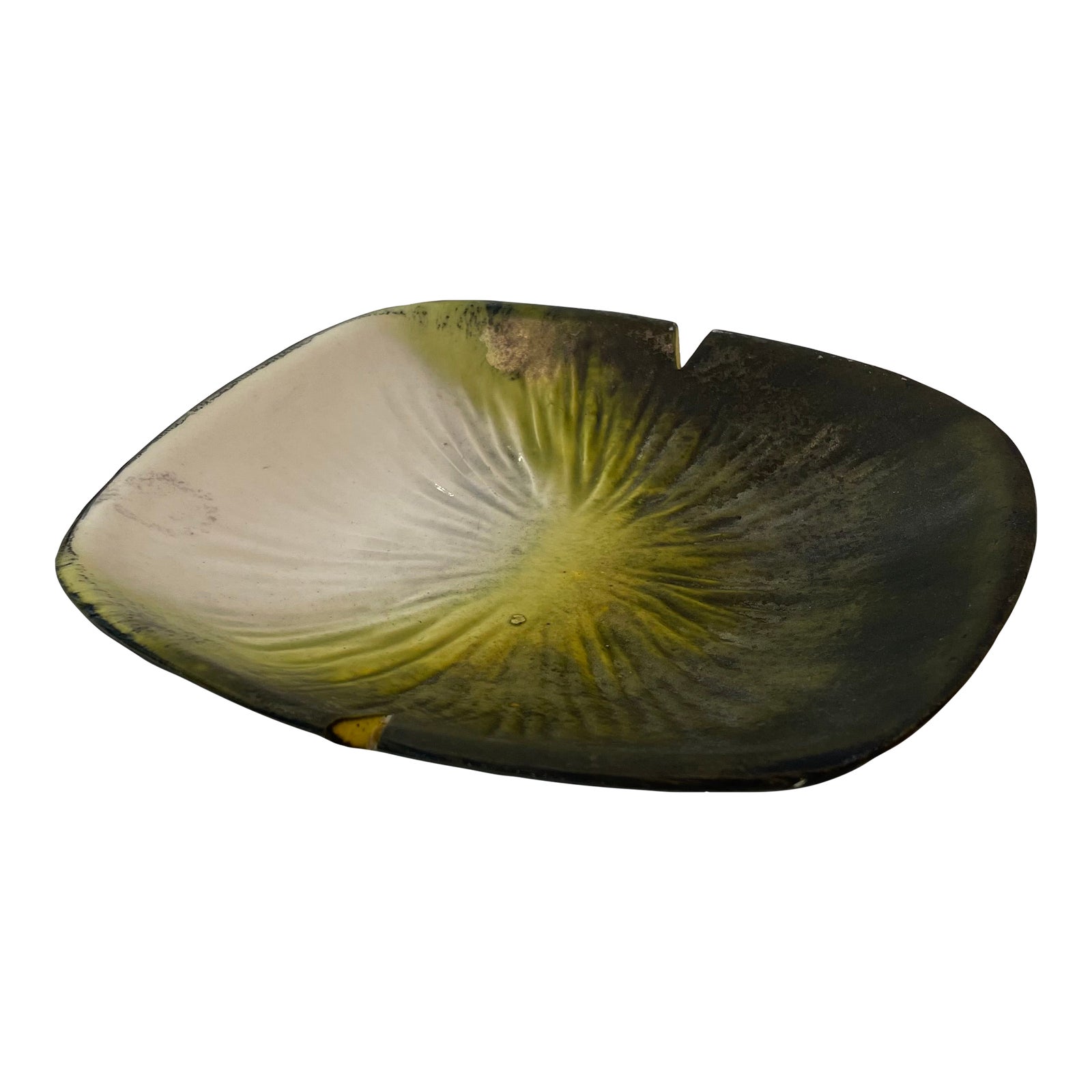 Mid 20th Century Marcello Fantoni Raymor Ceramic Ashtray | Chairish