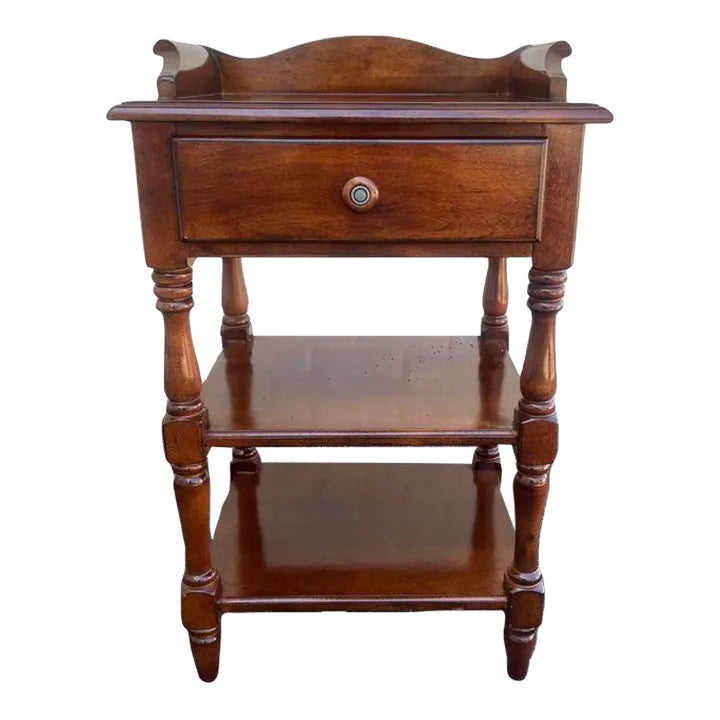 Mid 20th Century Ethan Allen Federal Style 3 Tier Dark Cherry ...
