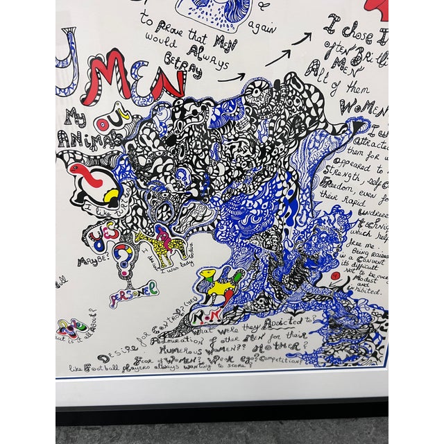 Niki De Saint Phalle Custom Framed " California Diary" Serigraph Signed ...
