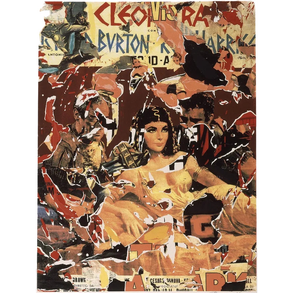 Cleopatra, 1998 Mimmo Rotella | Chairish