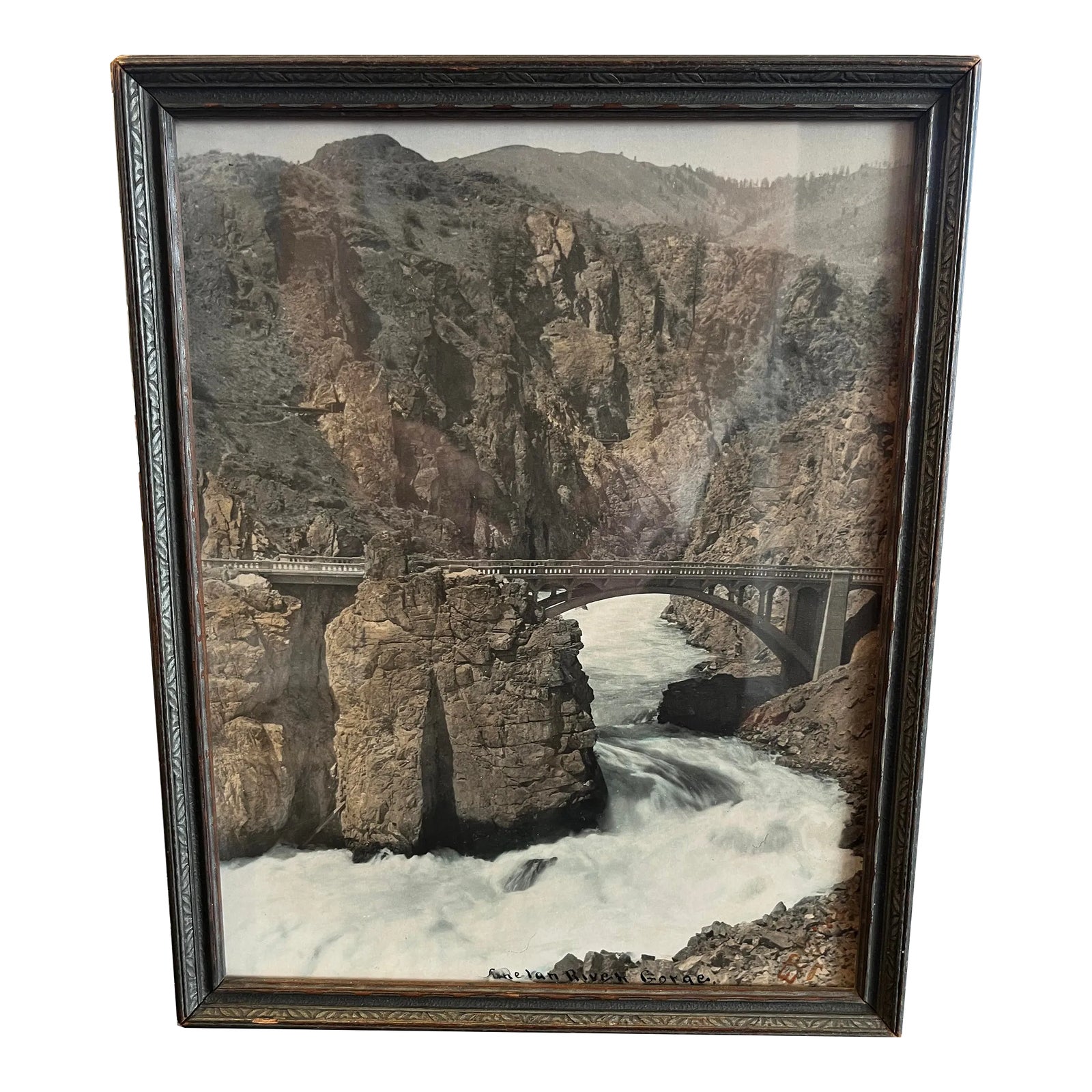 Early 20th Century Photograph of Chelan Falls, Washington | Chairish