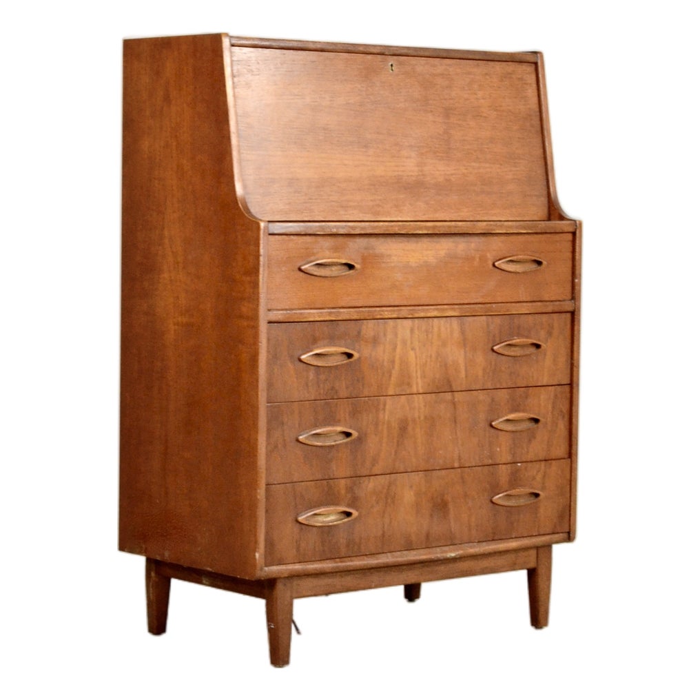 Mid-Century Modern Teak Secretaire from Jentique, 1960s | Chairish