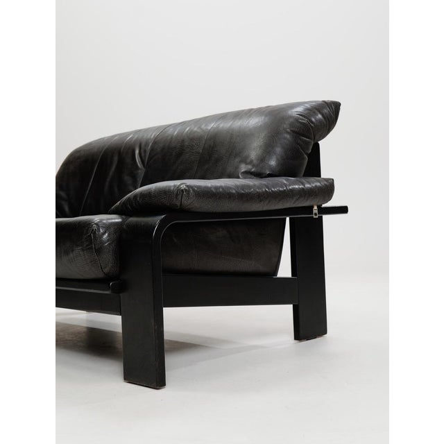 Vintage German Brutalist Lounge Sofa by Rolf Benz for Musterring, 1990s ...