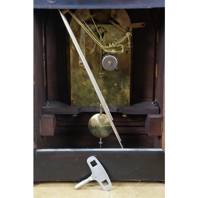 Antique German Junghans Mahogany Westminster Cathedral Mantel Bracket ...