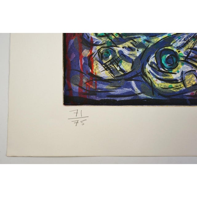 1984 Malcolm Morley "Return of Ulysses" Print, Limited Edition Signed ...