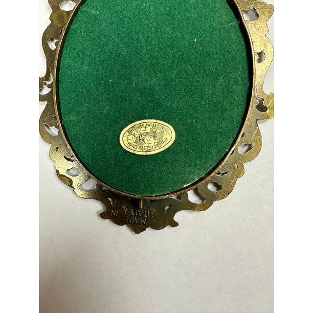 Vintage Victorian Dancing Scenes in Oval Scrollwork Picture Frames ...