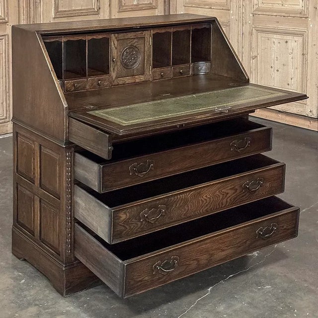 Rustic secretary desk store