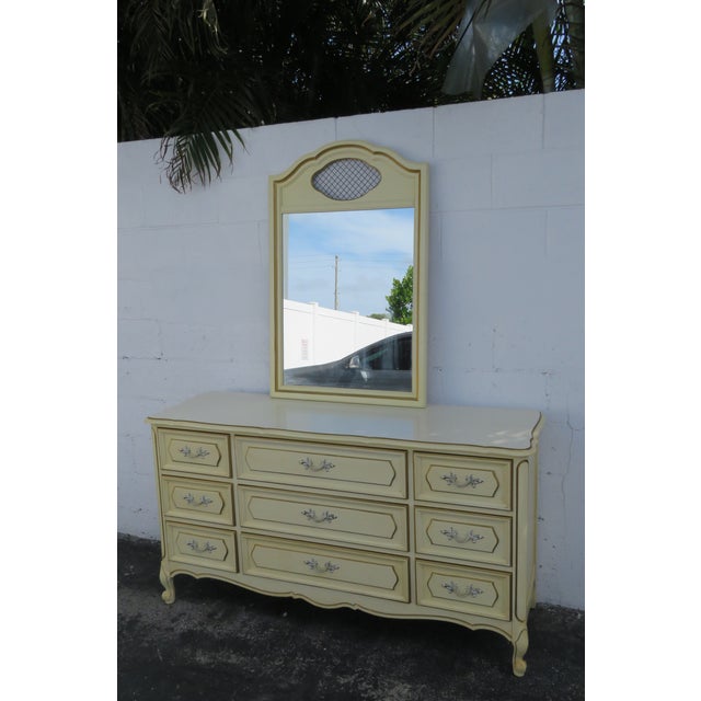 Henry Link French Shabby Chic Painted Dresser Bathroom Vanity With ...