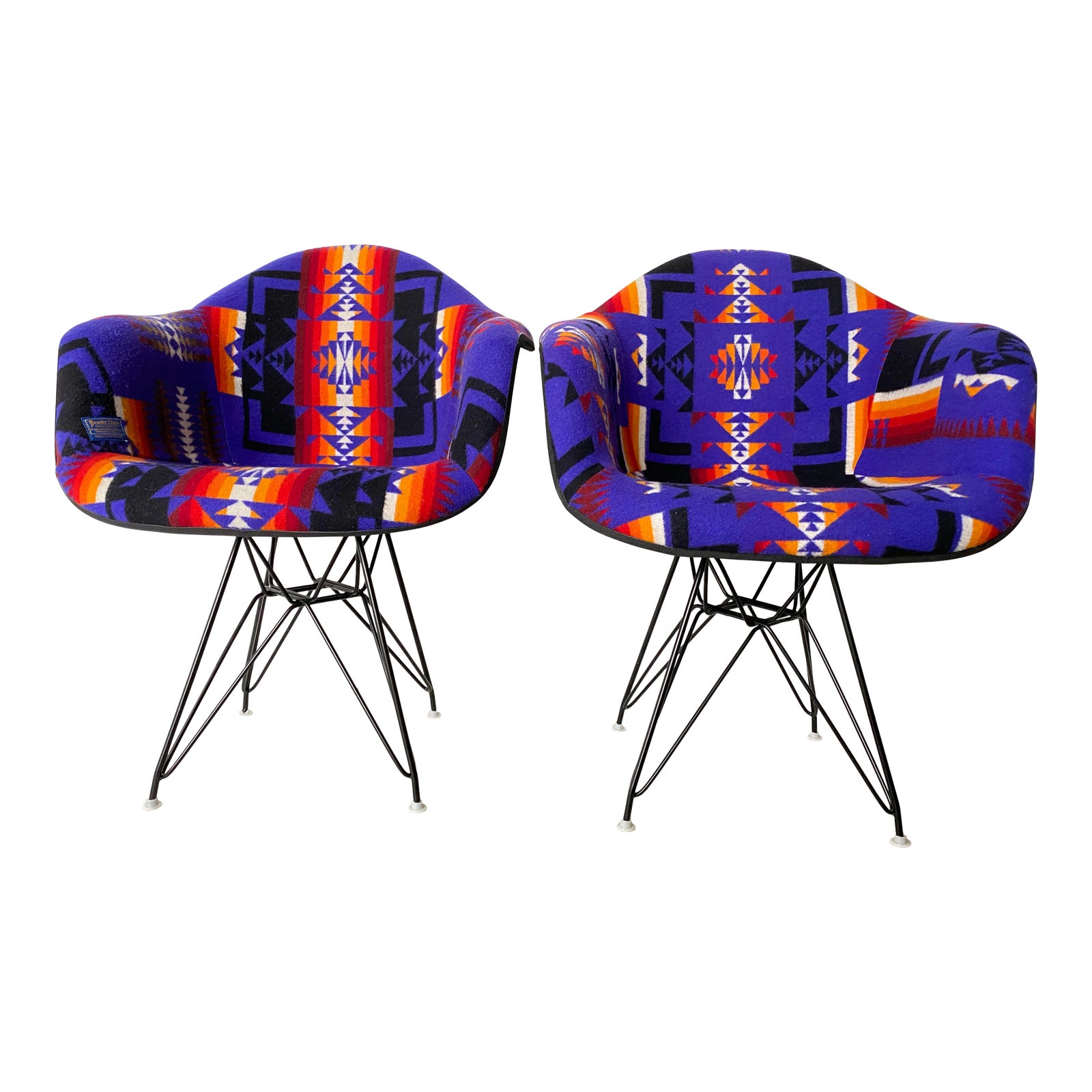 1970s Charles Eames Herman Miller Pendleton Wool Blanket Fiberglass ...