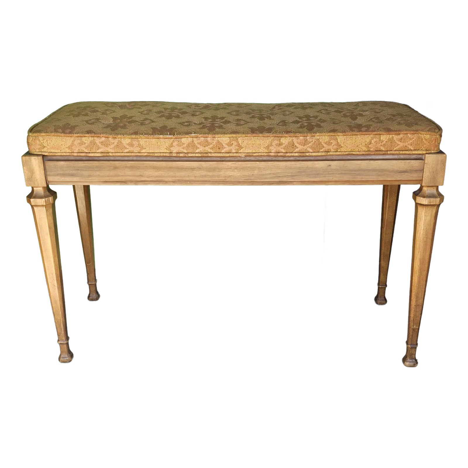 Early 20th Century Original Kimball Walnut and Upholstered Piano High ...