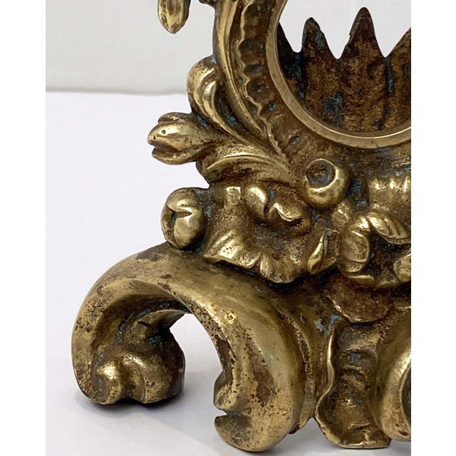 French Rococo Pocket Watch Holder or Display Stand of Gilt Bronze ...