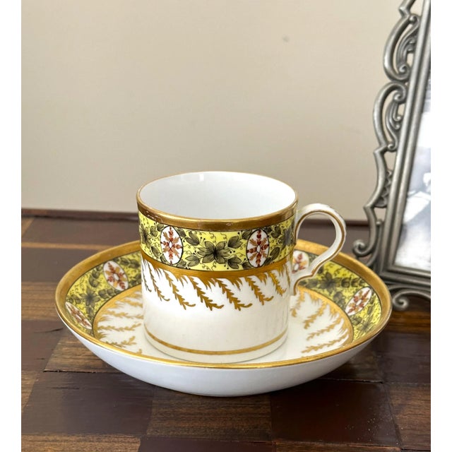 Early Spode 1800's Coffee Can Bute Shape Cup and Saucer, Josiah Spode ...