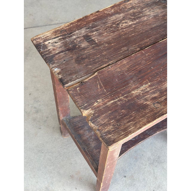 Early 20th Century Primitive Farmhouse Table | Chairish