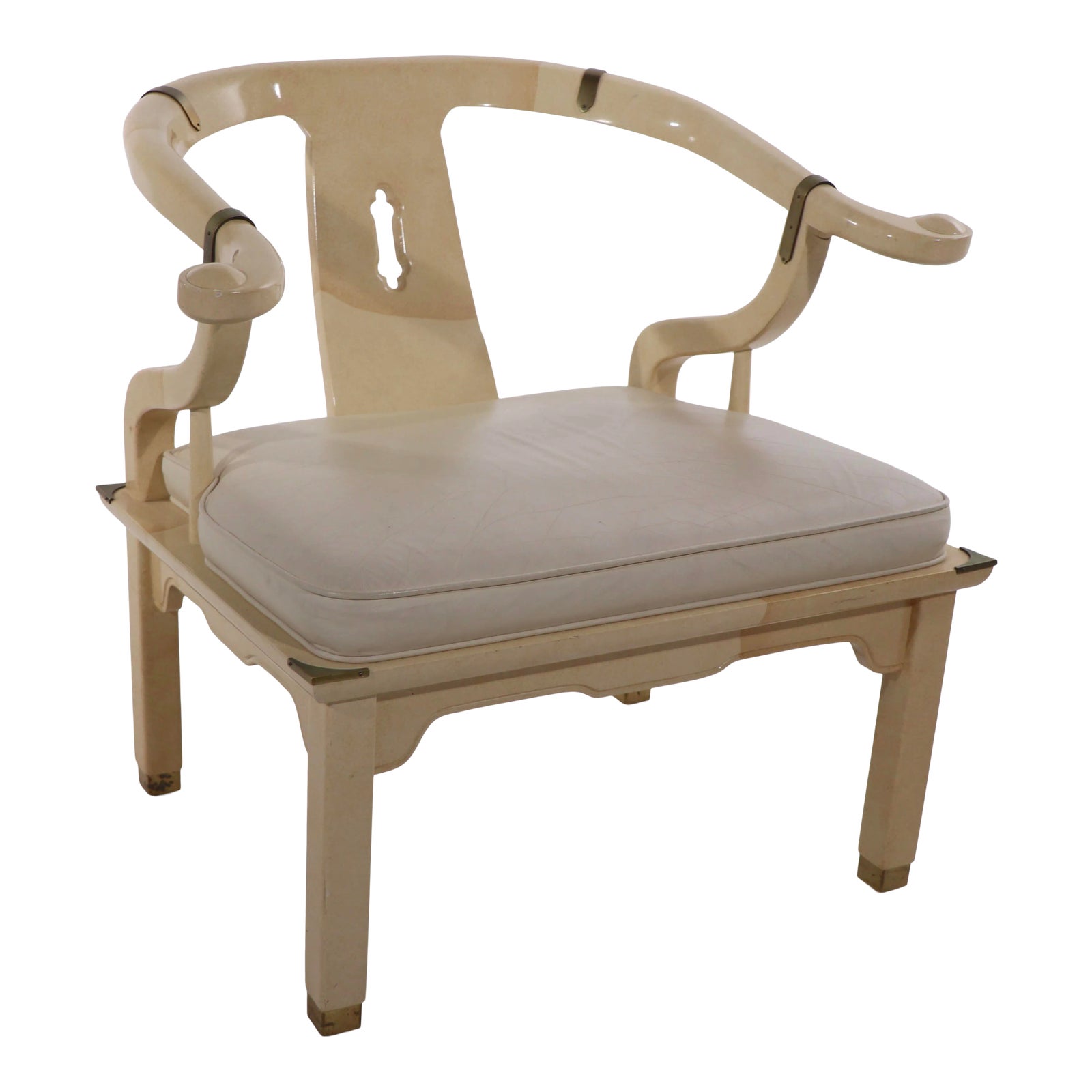 Hollywood Regency Chinese Style Lounge Chair by Century Furniture Chair ...