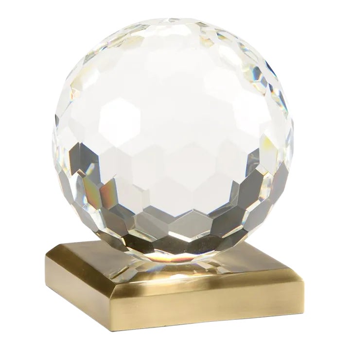 Crystal Ball Accent, Large | Chairish
