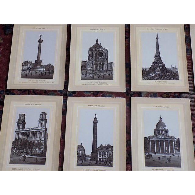 Authentic Antique 19th Century Paris Views Lithographs - Set of 12 ...