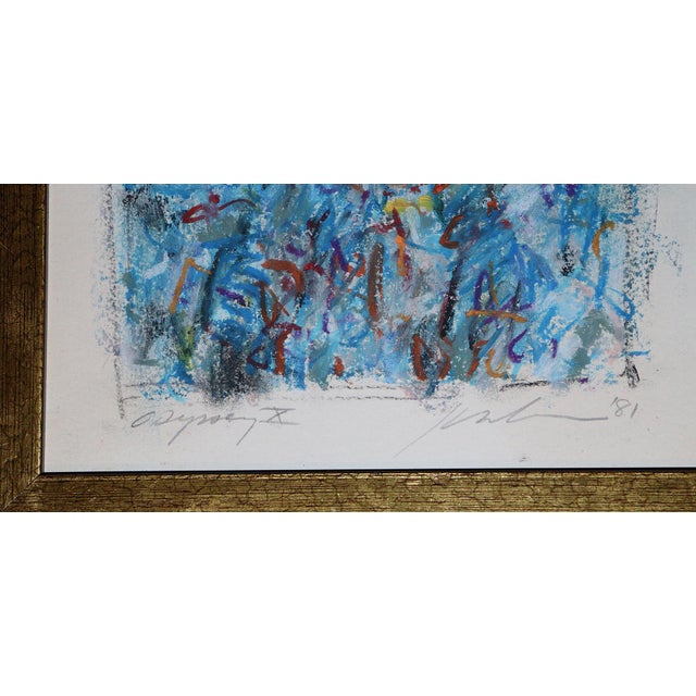 "Odessey X" Arthur Jacobson (1921-2010) Oil on Board Abstract Painting ...