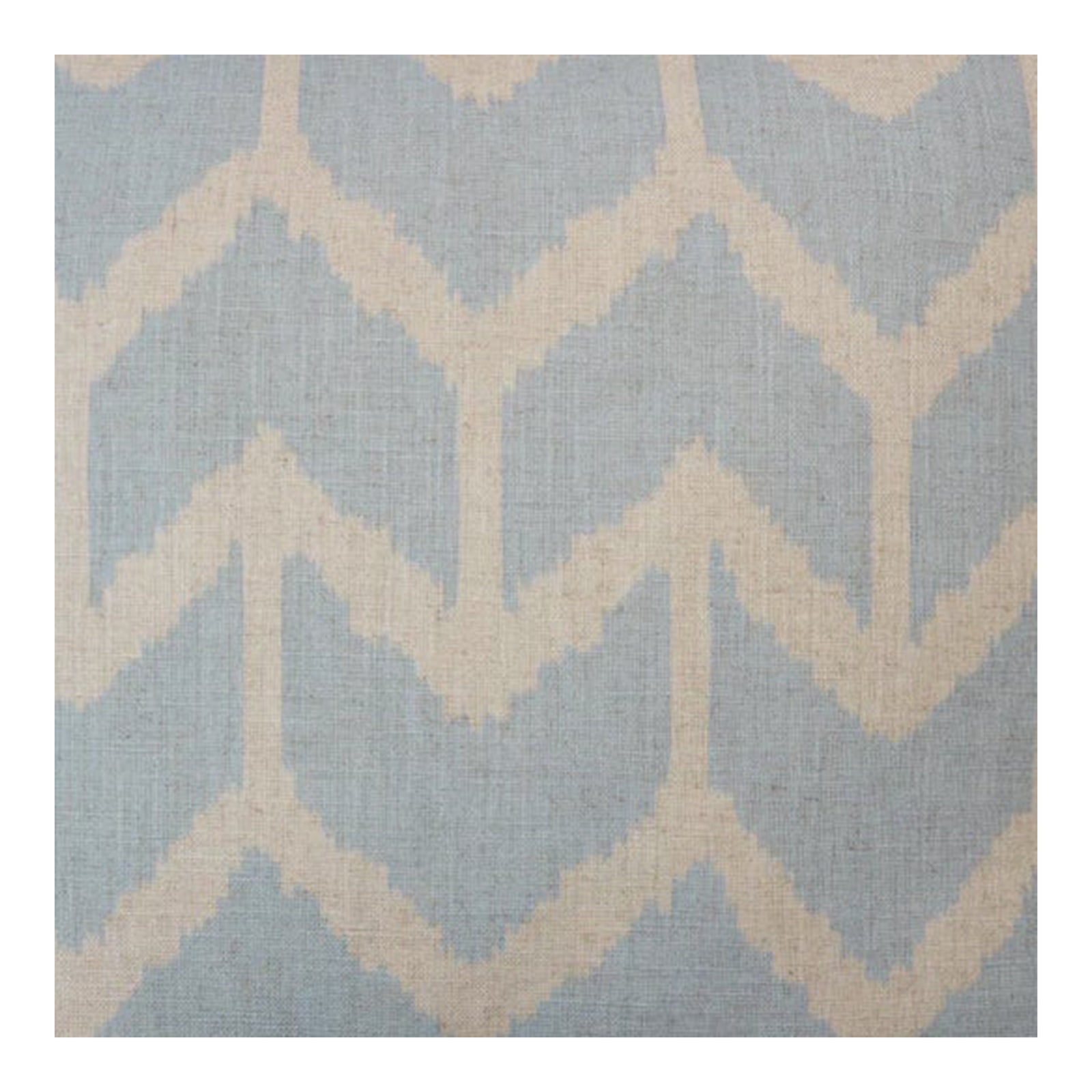Andrew Martin Togo Light Blue - Geometrical Rustic Linen Blend Fabric ...