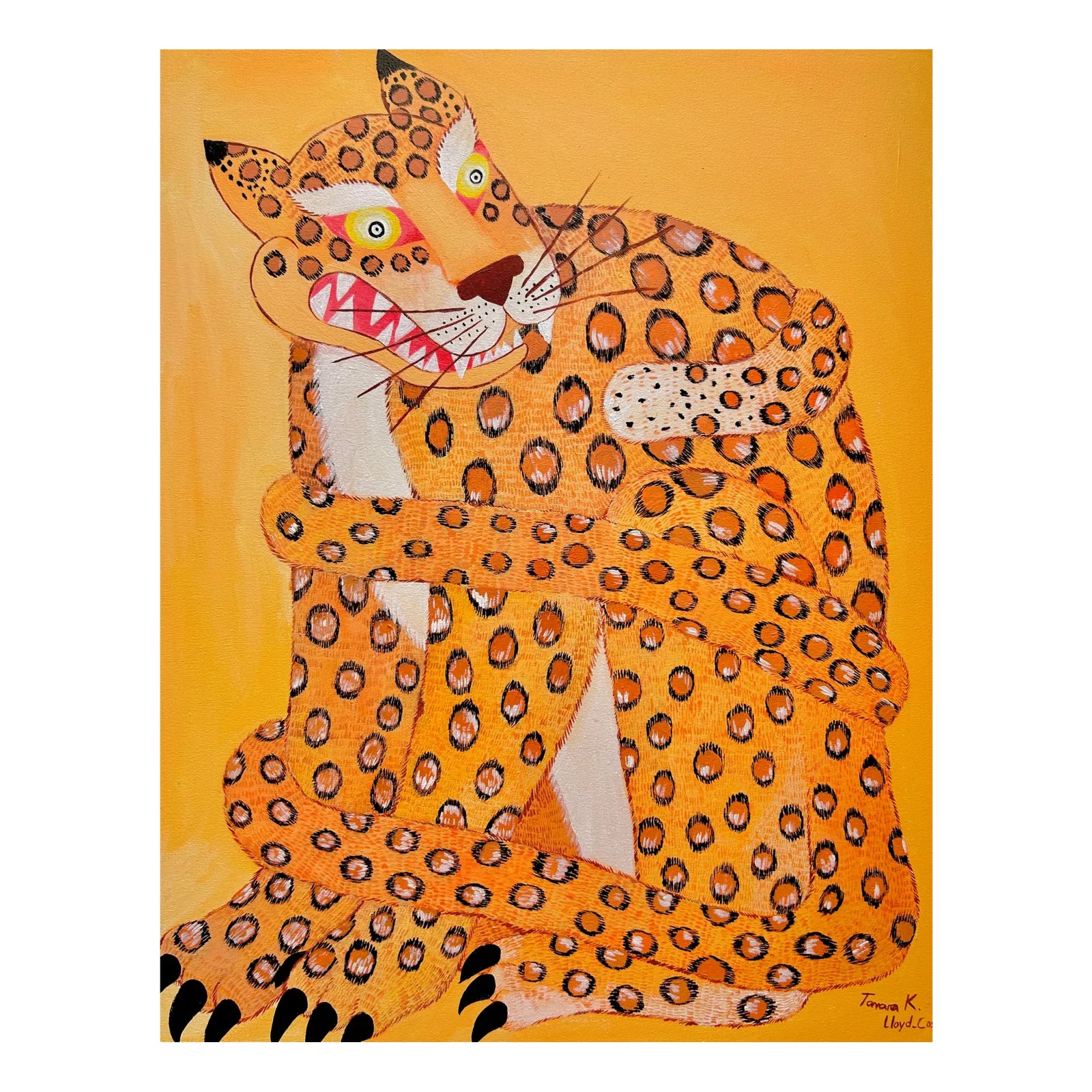 Tamara K. Lloyd-Cox, Hold Me Tight, Acrylic on Canvas | Chairish