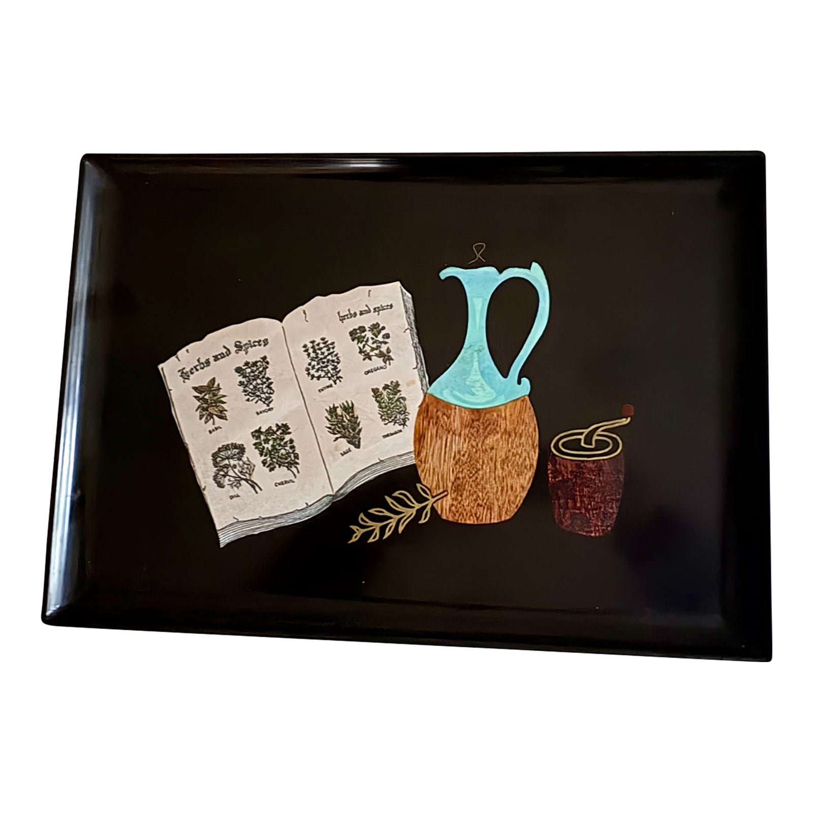 1960s Couroc Company Tray | Chairish