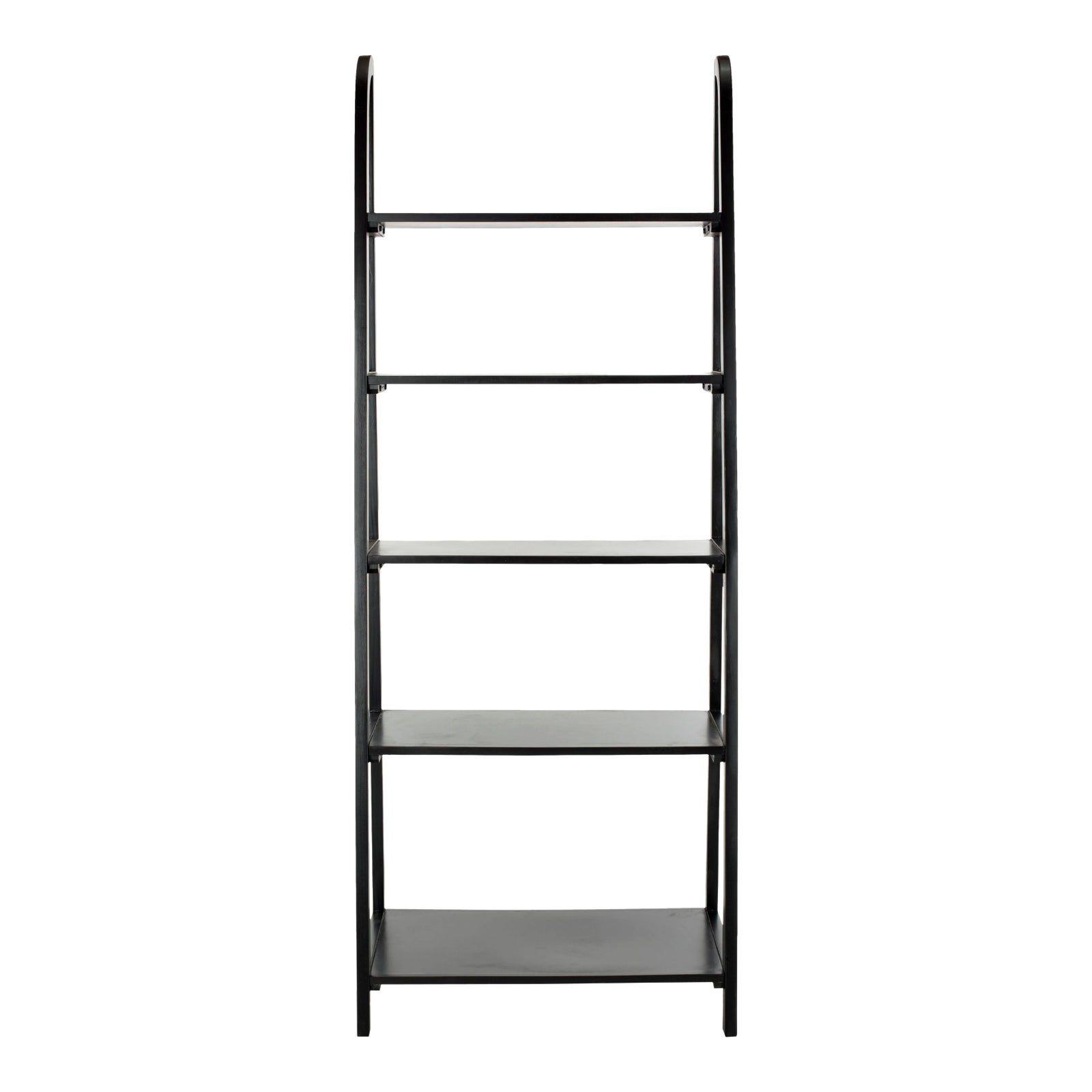 5 Tier Etagere, Black | Chairish
