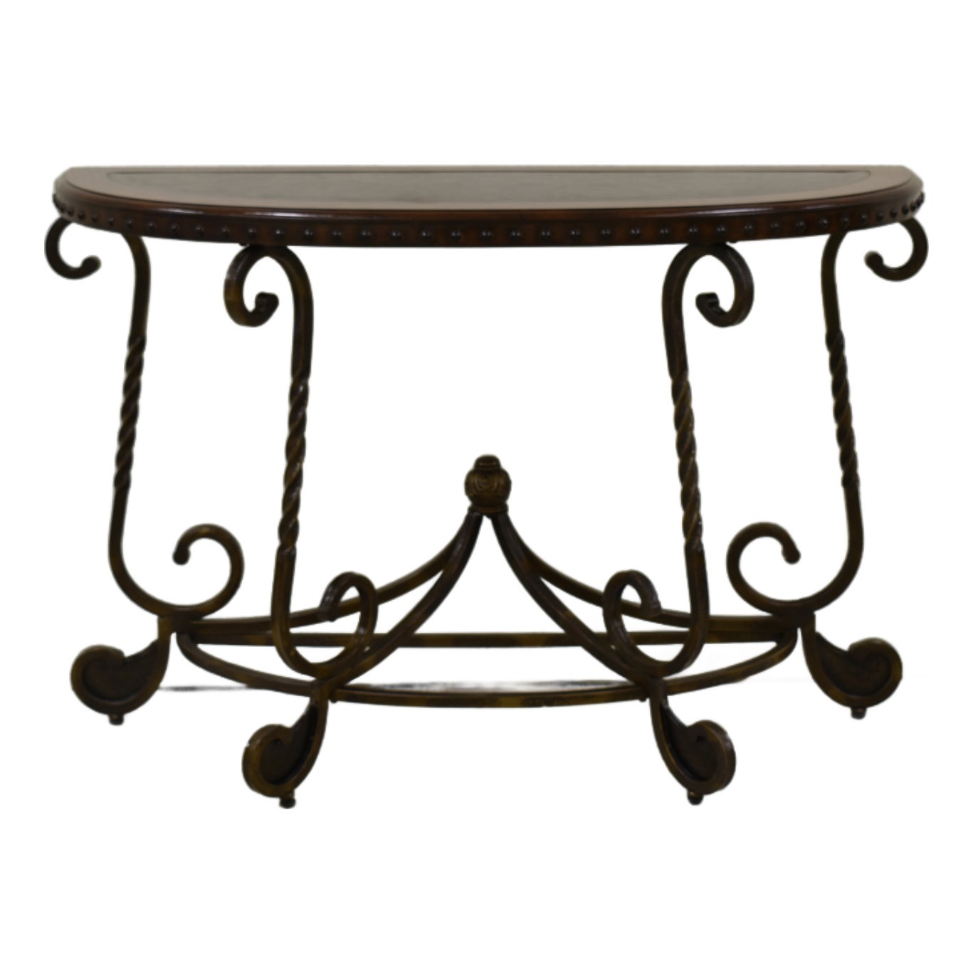 Signature Design "Ashley" Tuscan Style Demilune Entry/Console Table ...