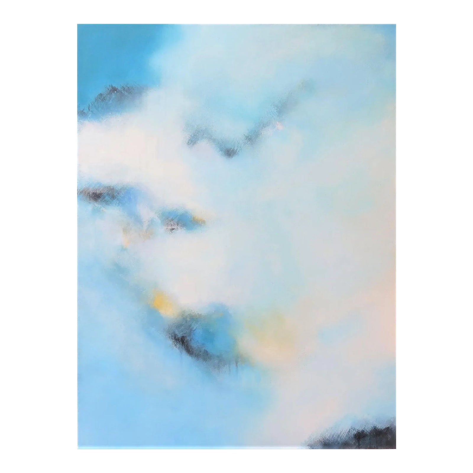 Original Large Abstract Oil on Canvas by C. Damien Fox | Chairish