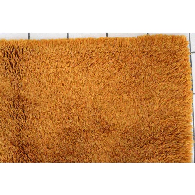 1960s Vintage Handmade Swedish Shag Rug | Chairish