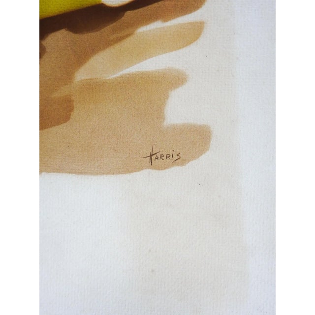 Benjamin Jorj Harris Airbrush Watercolor Artist Street Market | Chairish