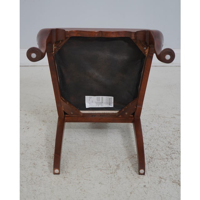 Set of 8 Stickley Cherry Queen Anne Dining Room Chairs | Chairish