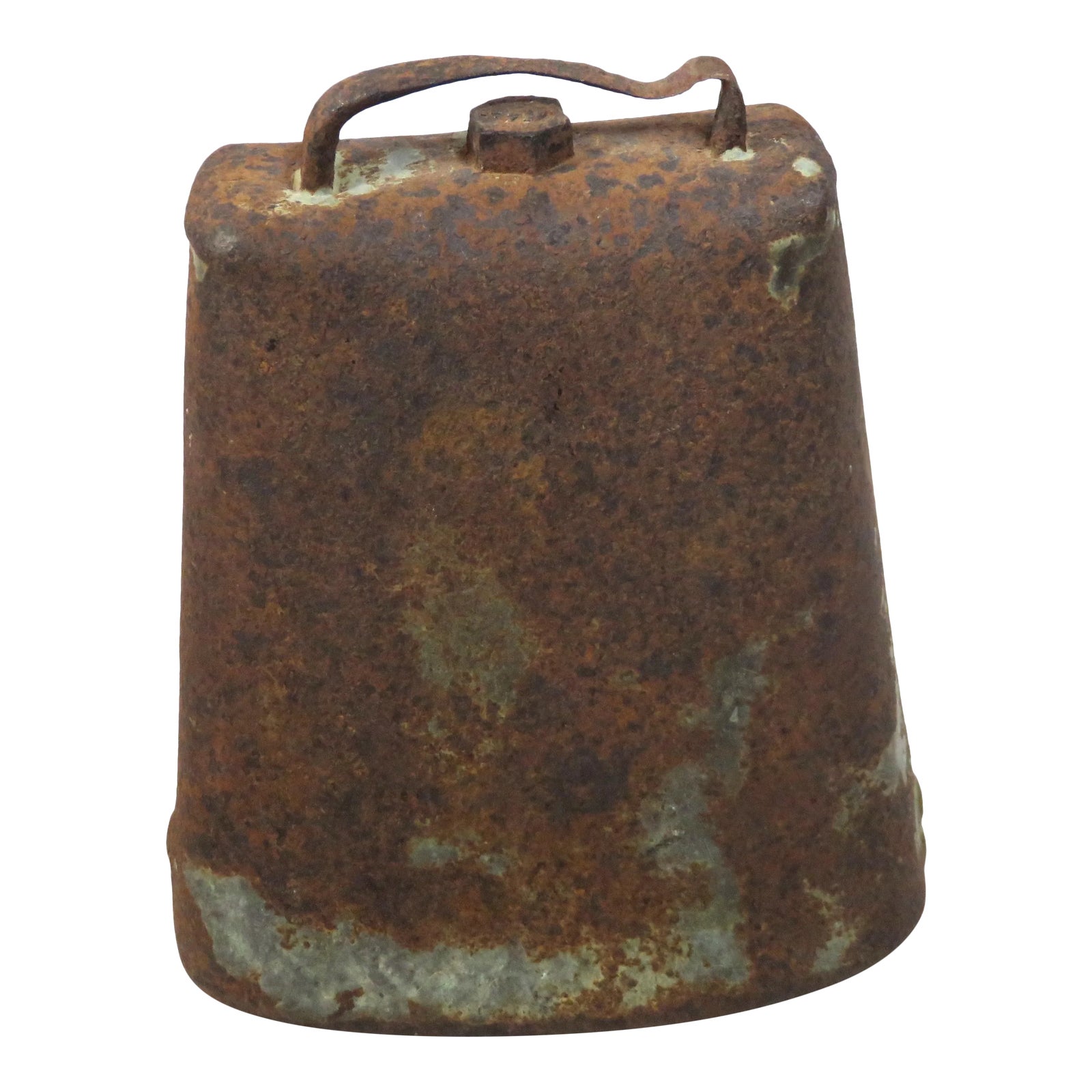 Giant Size 1920s Antique American Primitive Bull Bell | Chairish