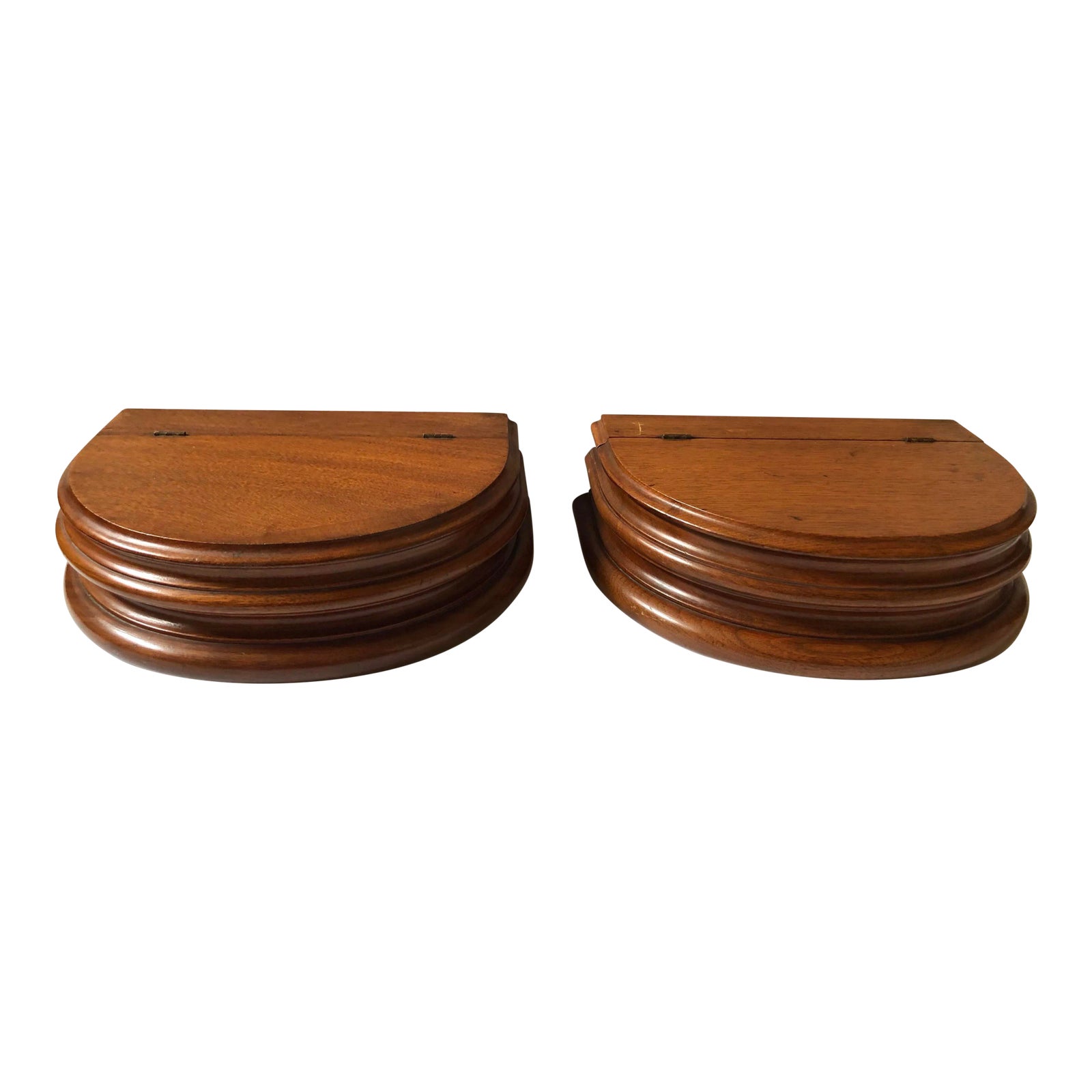 Pair of Pedestal Dresser Boxes | Chairish