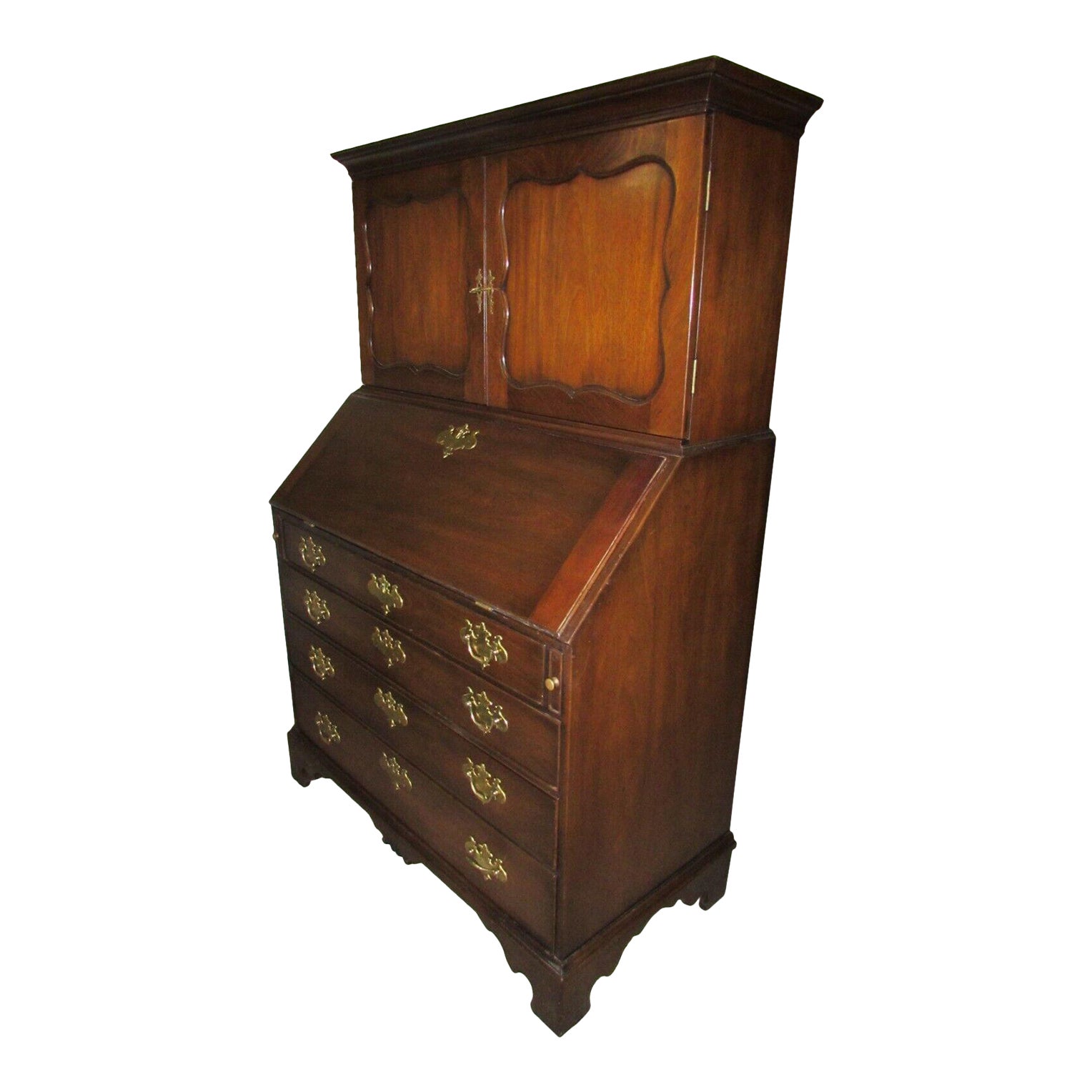 Kittinger Williamsburg 100th Anniversary Mahogany Secretary Desk | Chairish