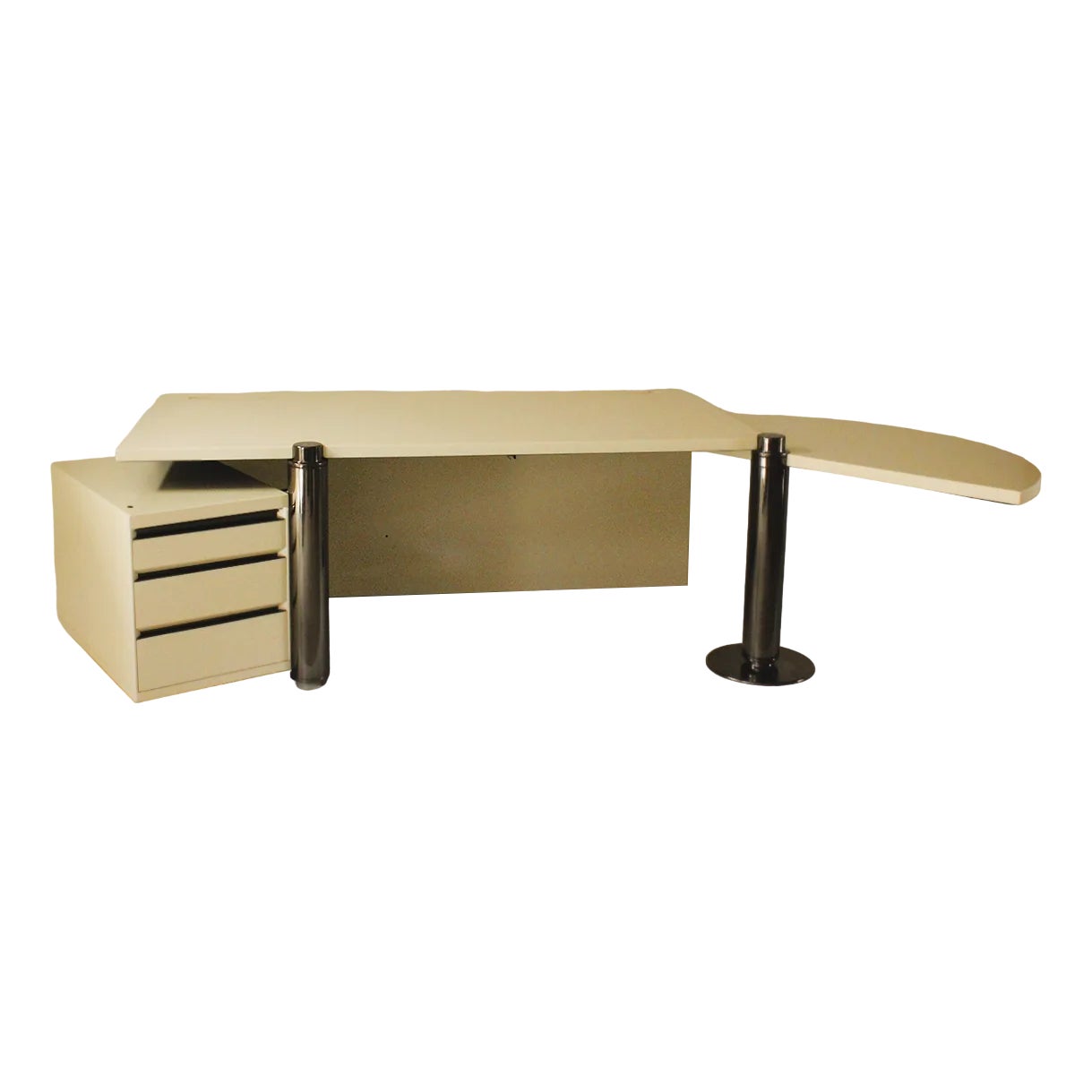 Large Ceo Executive Desk by Ferdinand Porsche for Castelli | Chairish