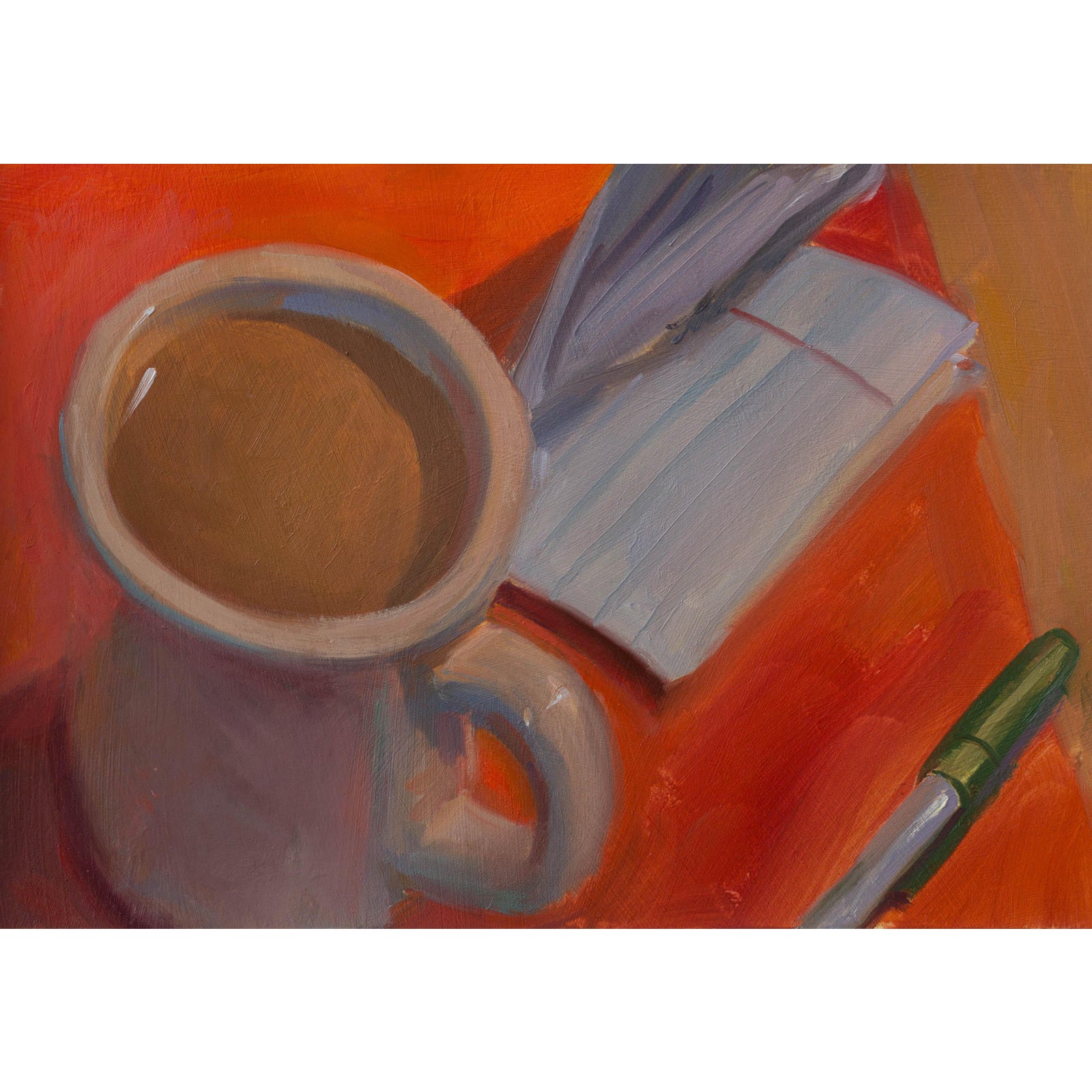 The First Draft (Love Letter) Painting | Chairish