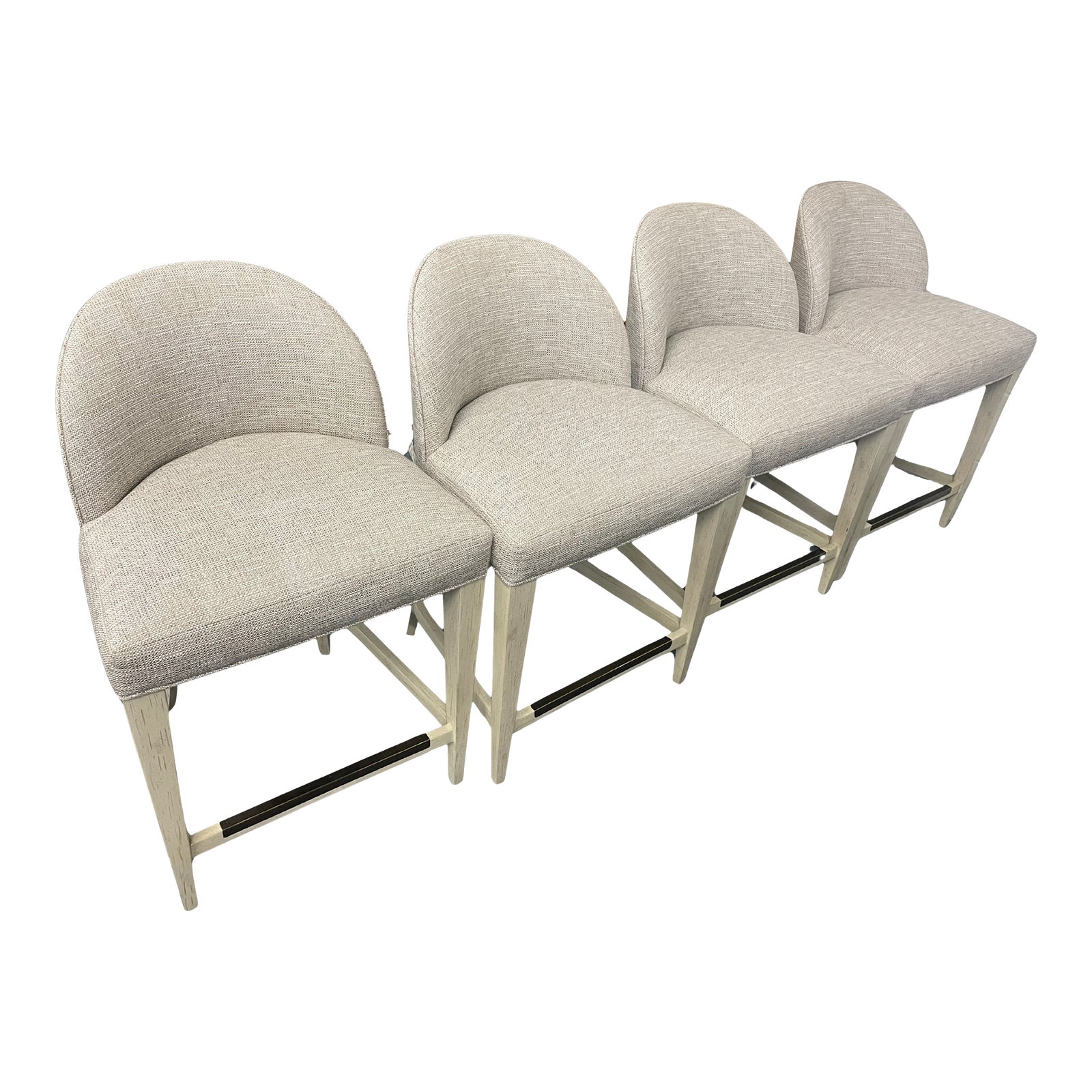 Ambella Home Designer Counter Stools- Set of 4 | Chairish