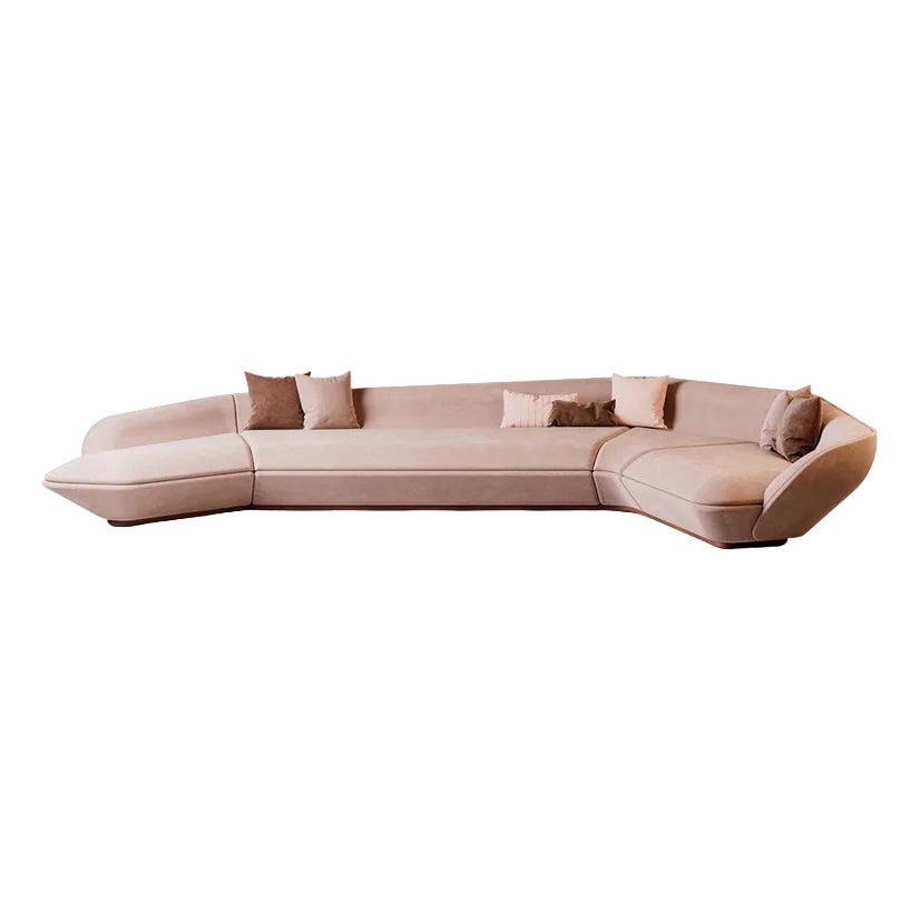 Antelope Canyon Corner Sofa by Alma De Luce | Chairish