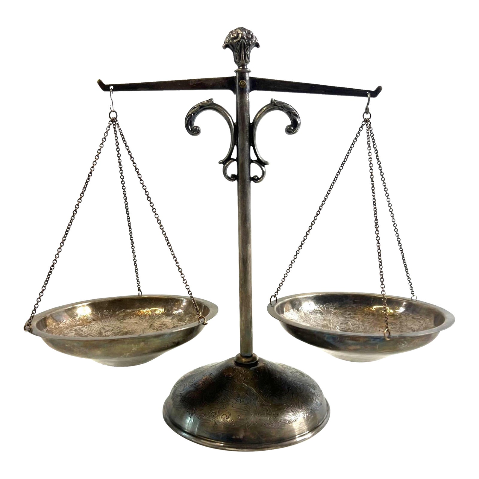 International Silver Law Scales of Justice Vintage Silver Plated ...