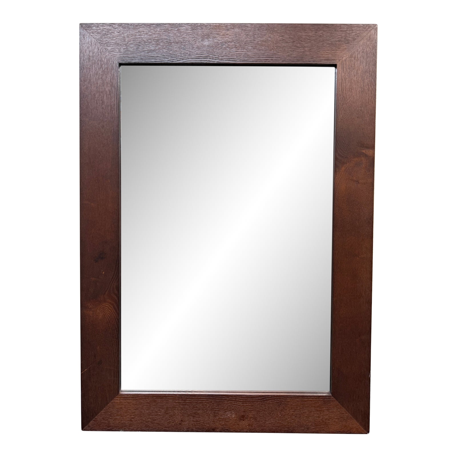 Pottery Barn Transitional Wood Framed Wall Mirror | Chairish