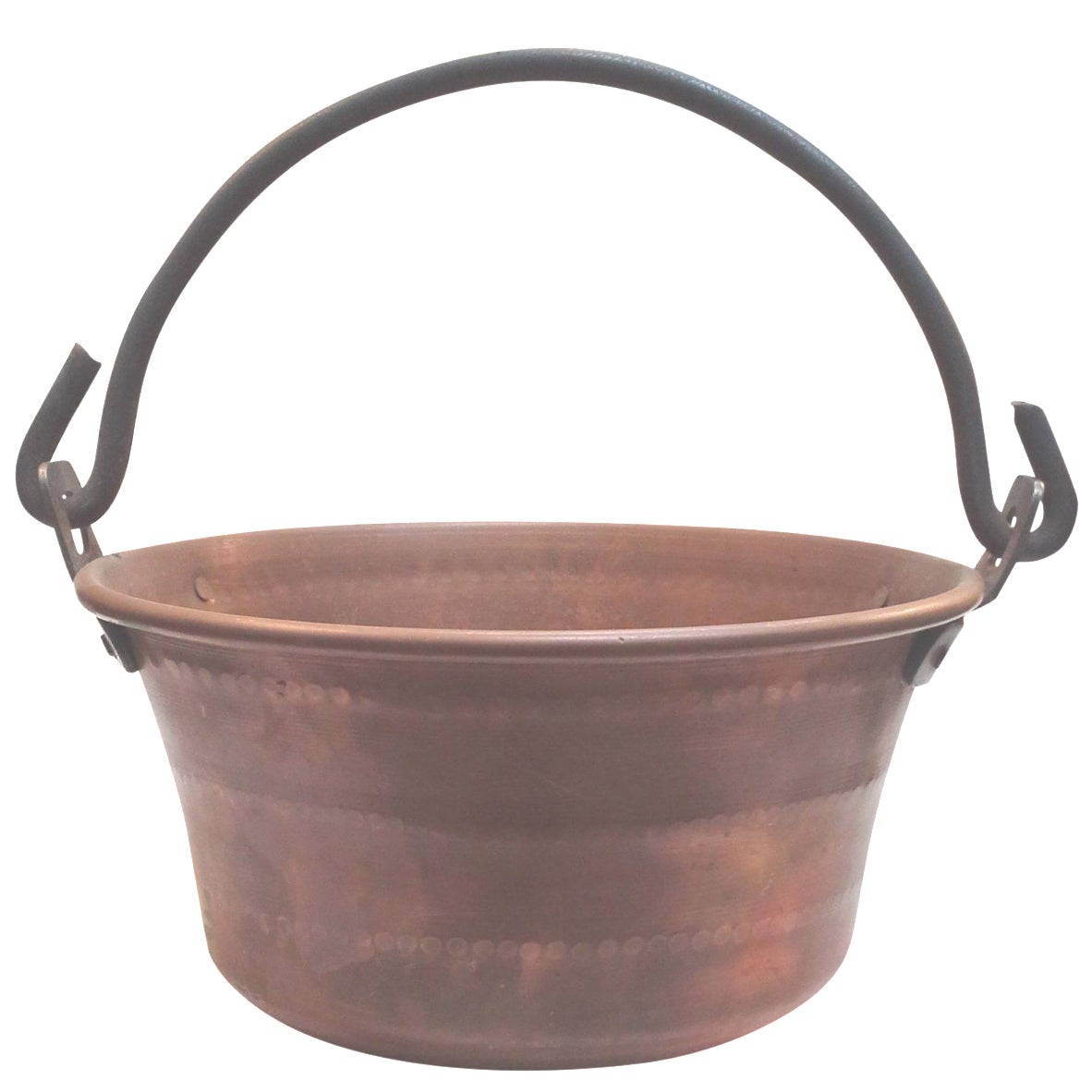 Vintage Solid Copper Cooking Pot Jam Pot | Chairish