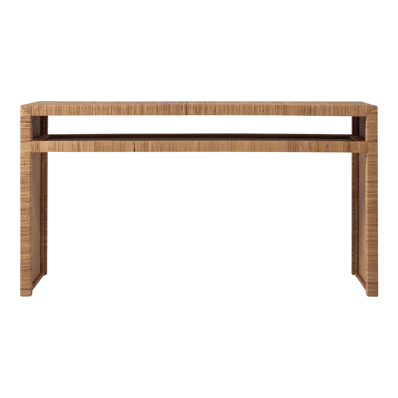 Shoreline Long Key Console Table, Beige | Chairish