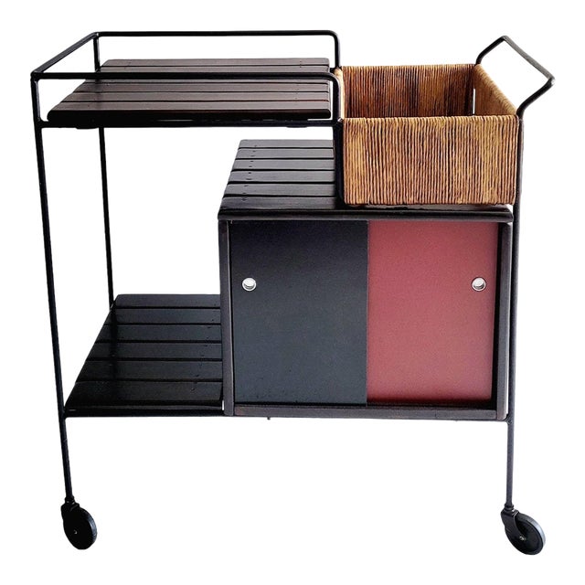 Arthur Umanoff Bar Cart, 1950 | Chairish