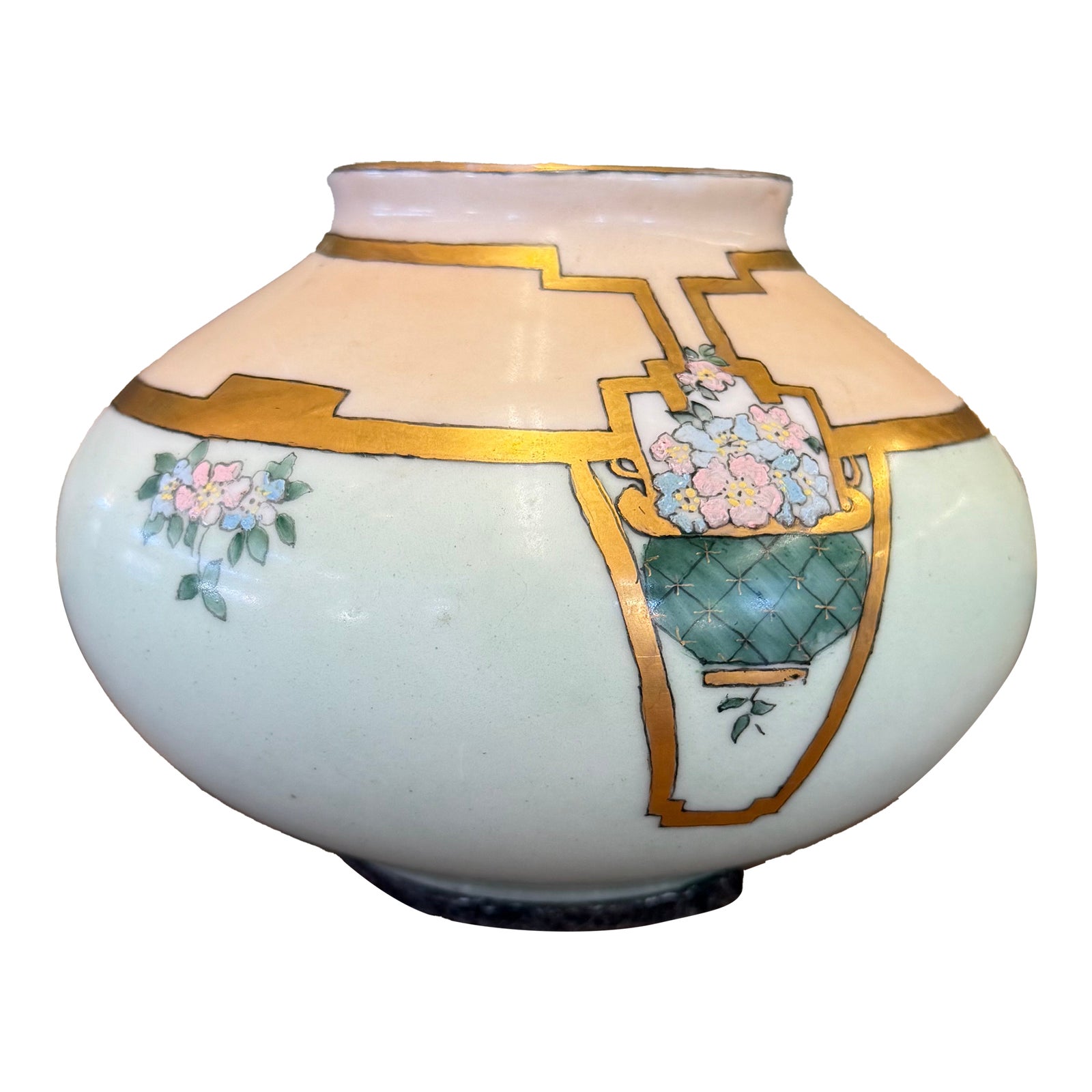 Antique 1918 Hand-Painted Porcelain Vase - PSL Austria Imperial Mark ...