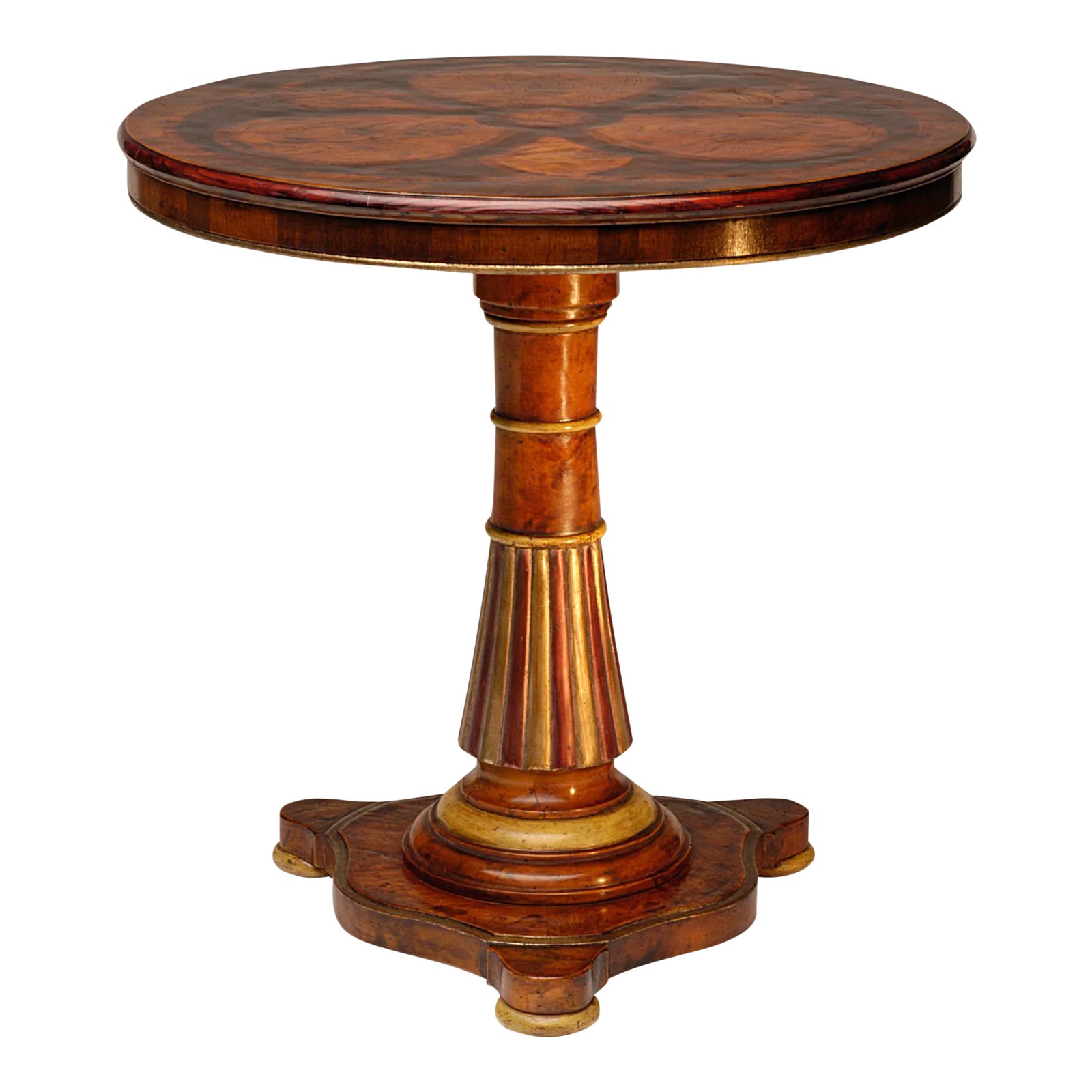 Italian Neoclassic Italian Ottavio Side Table | Chairish