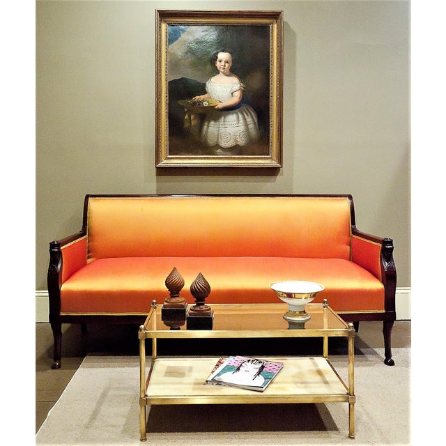 Regency Mahogany Frame Sofa, England, Circa 1815 | Chairish