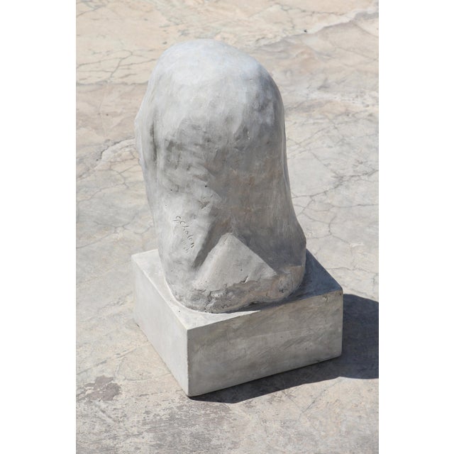 1920s Louis Chalon, French Art Nouveau Plaster Bust of Saint Bernadette ...