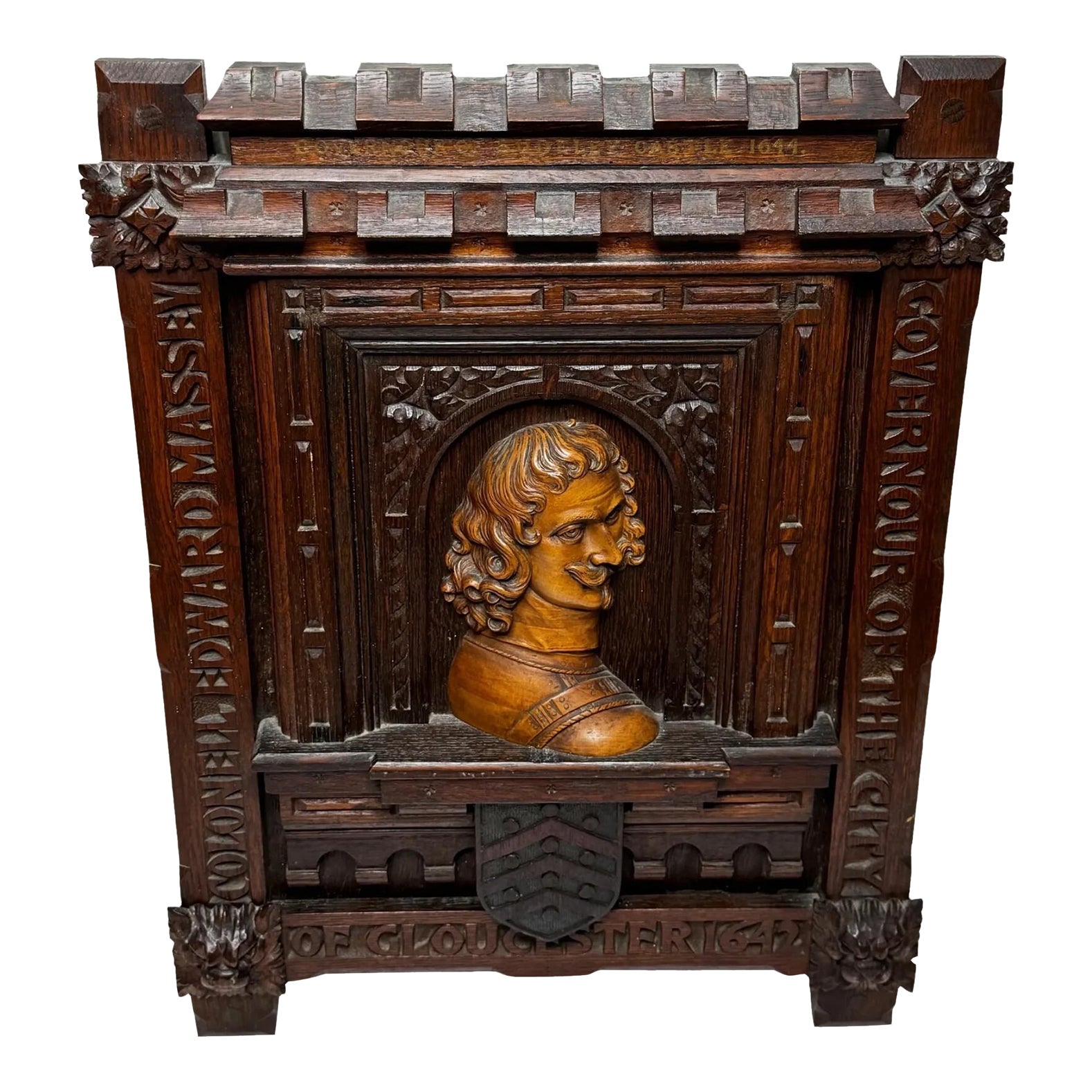 Colonel Sir Edward Massey, Governor of Gloucester 1642 Carved Wall ...