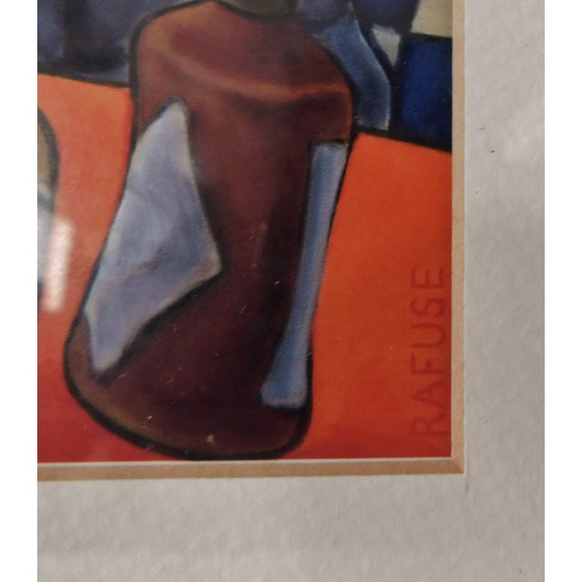 "Leonardo" by Rafuse Art Print Matted & Framed in Gold Wood Wall Decor ...