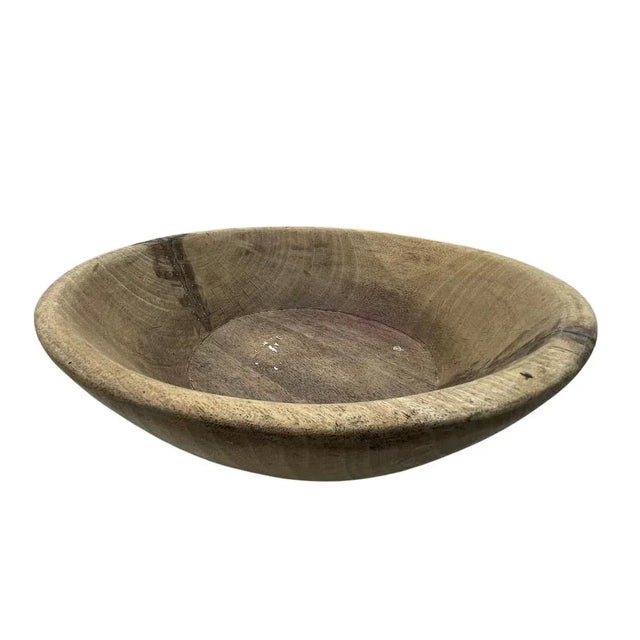 Vintage Wooden Parat Bowl - Small | Chairish
