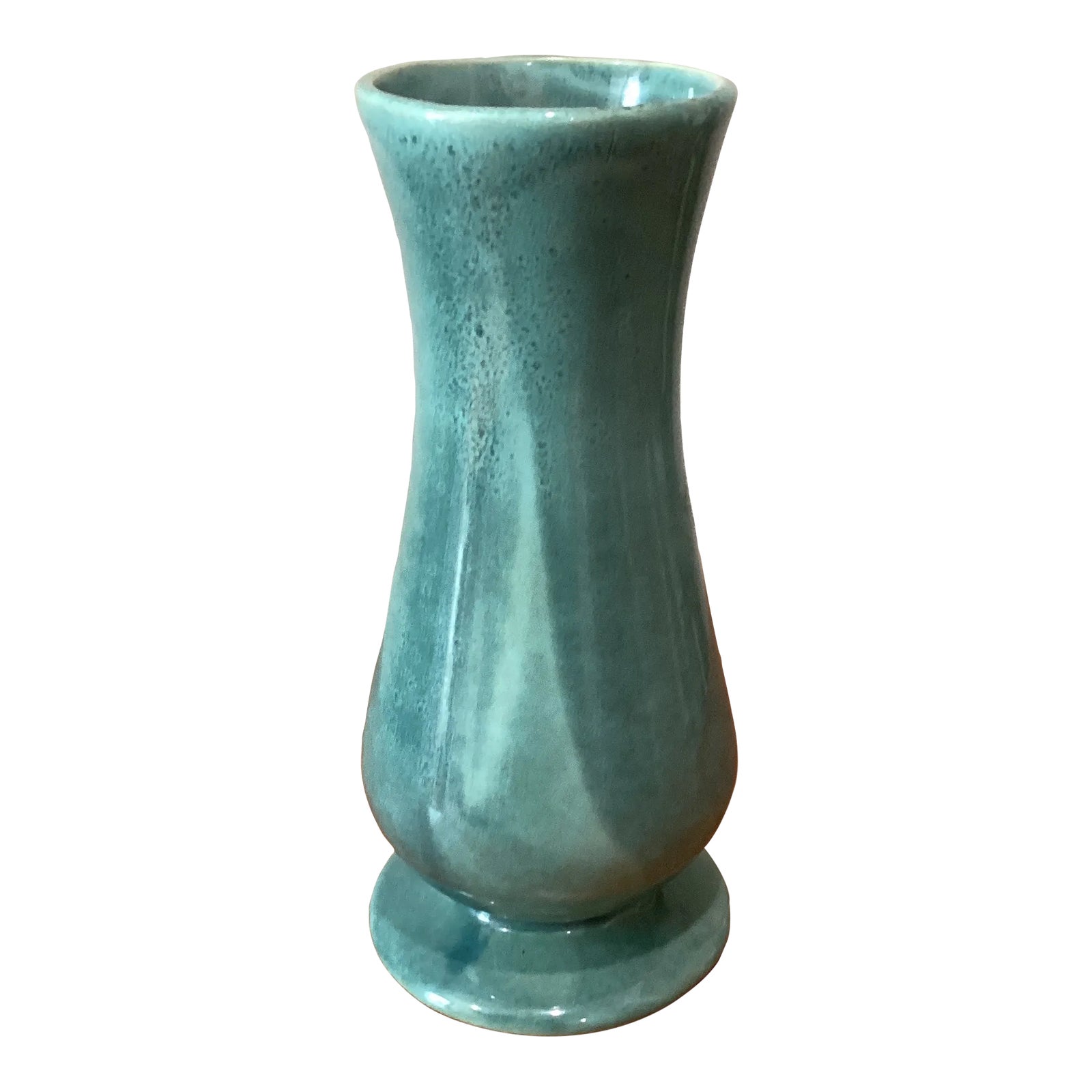 Late 20th Century Vintage Chinese Light Celadon Green Gray Tone Ceramic ...
